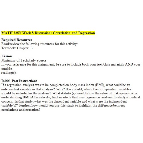 MATH 225N Week 8 Discussion; Math in the Real World | Course Notes for ... MATH 225N Week 8 Discussion; Math in the Real World | Course Notes for ...